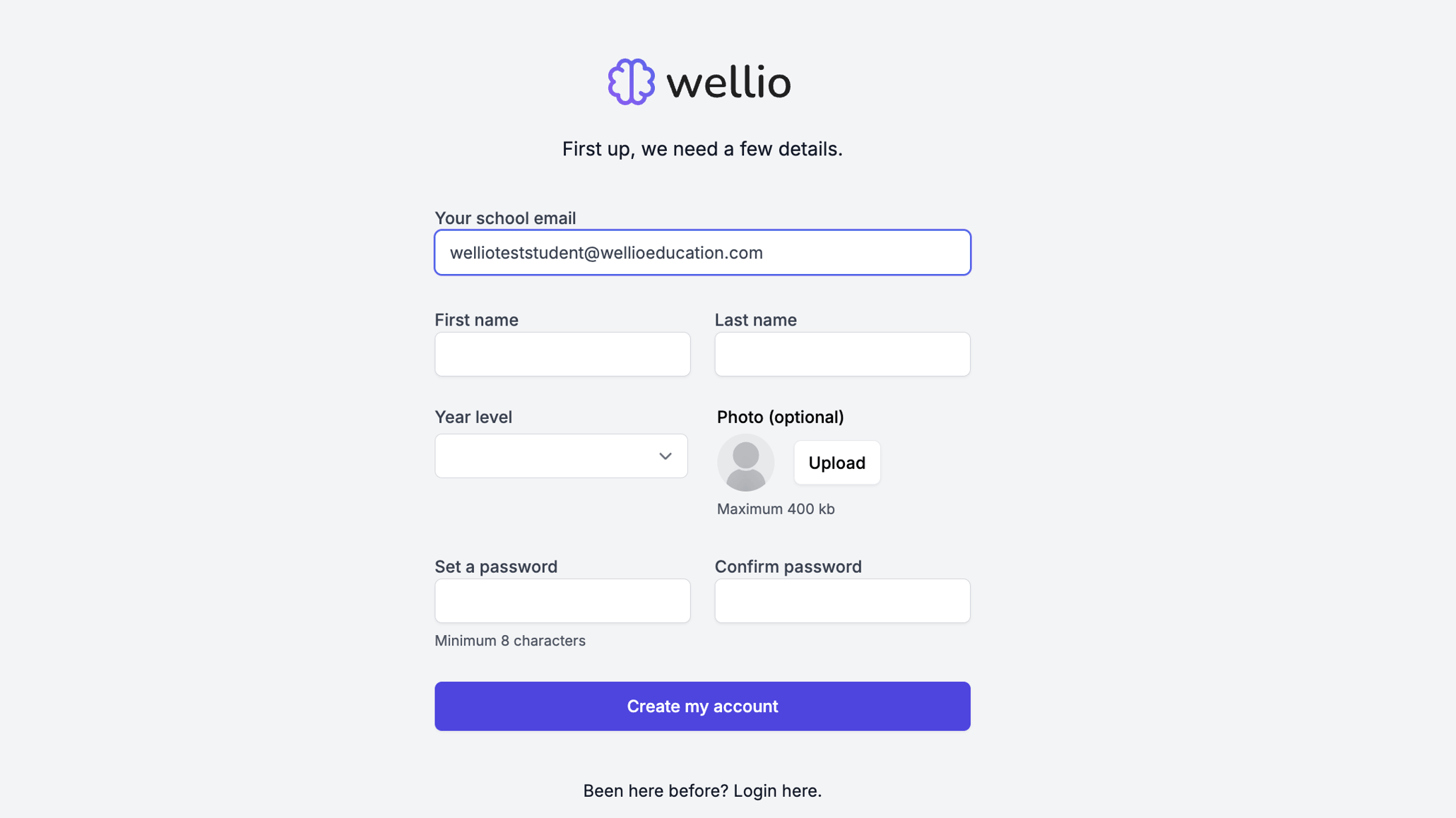 How to set students up on Wellio
